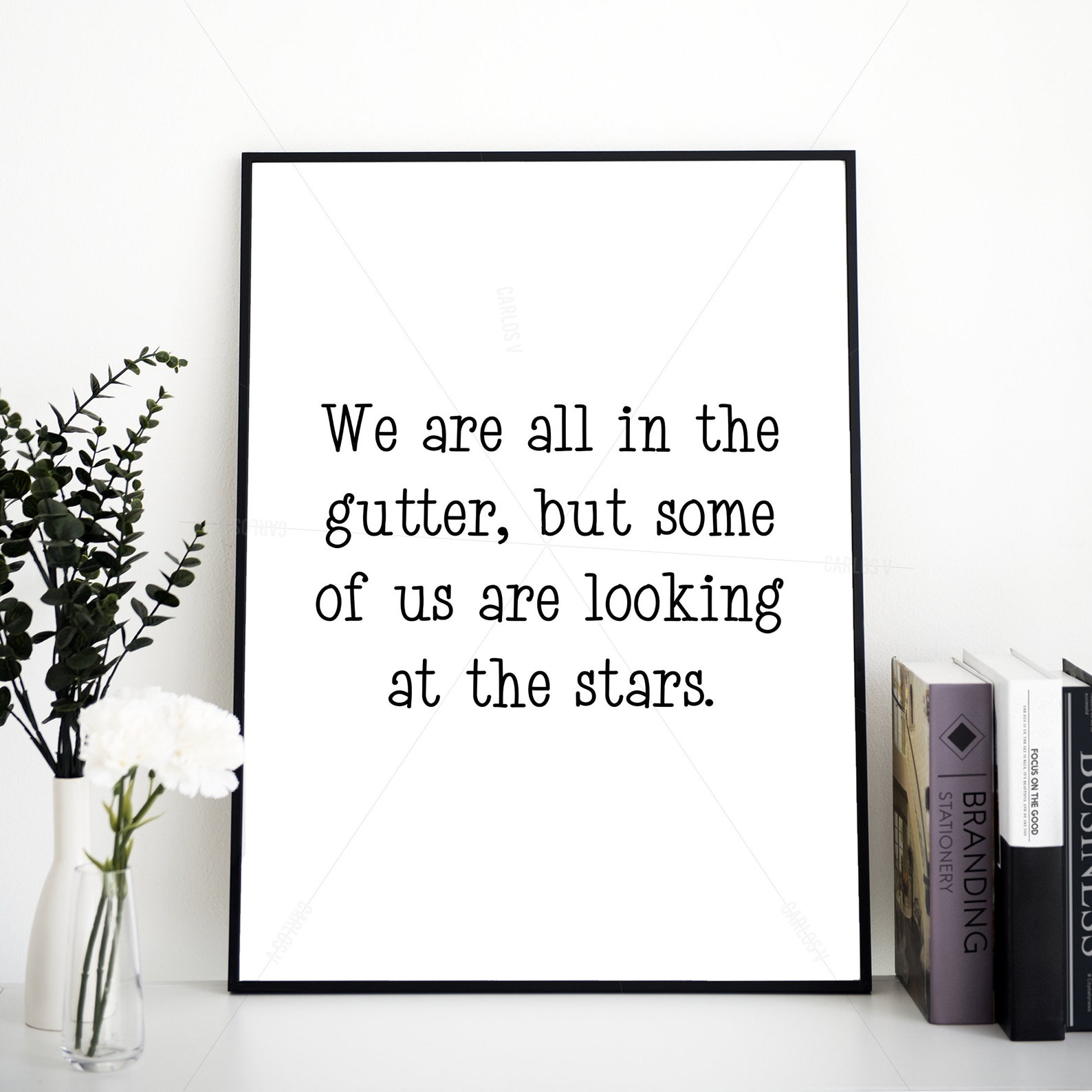 Oscar Wilde Printable Quote Wall Art Print, Motivational Poster ...