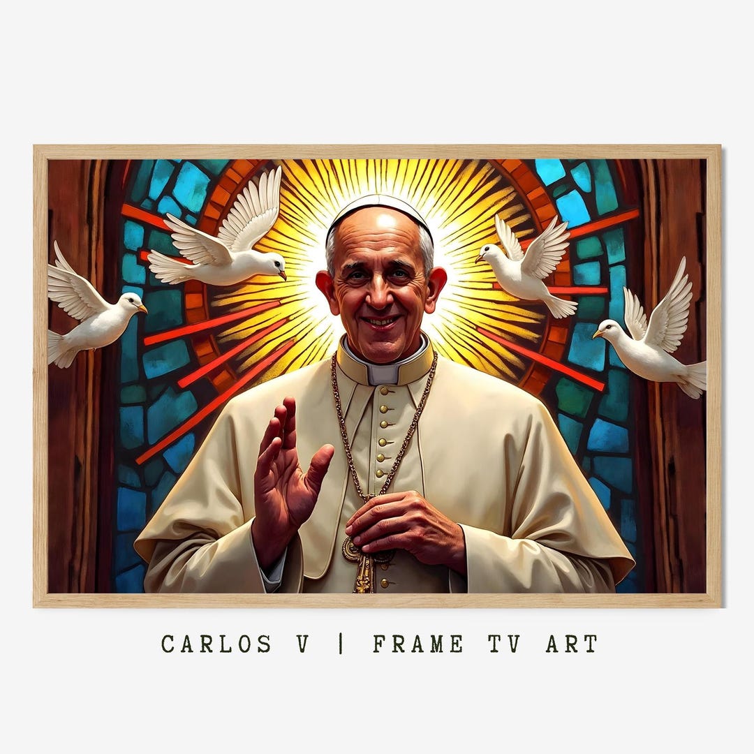 Digital Portrait Tribute of Pope Francis in Memoriam | Digital Art ...