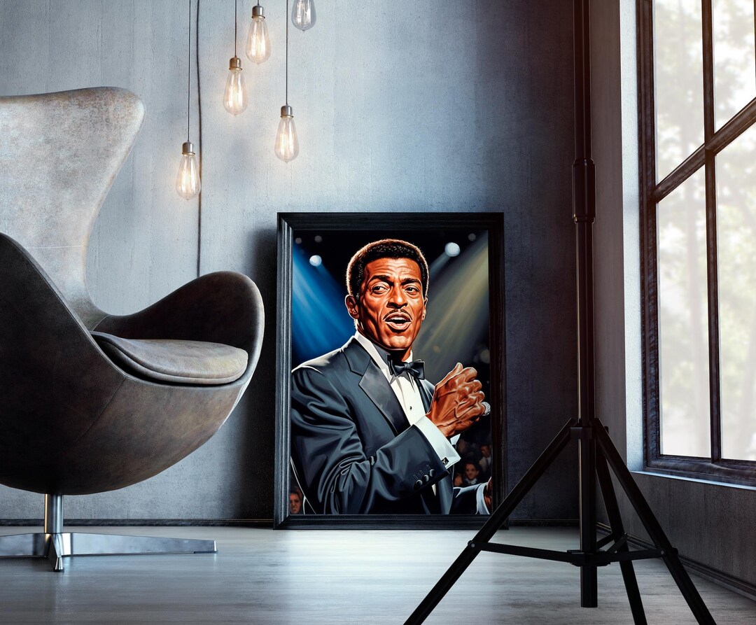 Sammy Davis Jr Modern Celebrity Portrait | Digital Print |printable ...