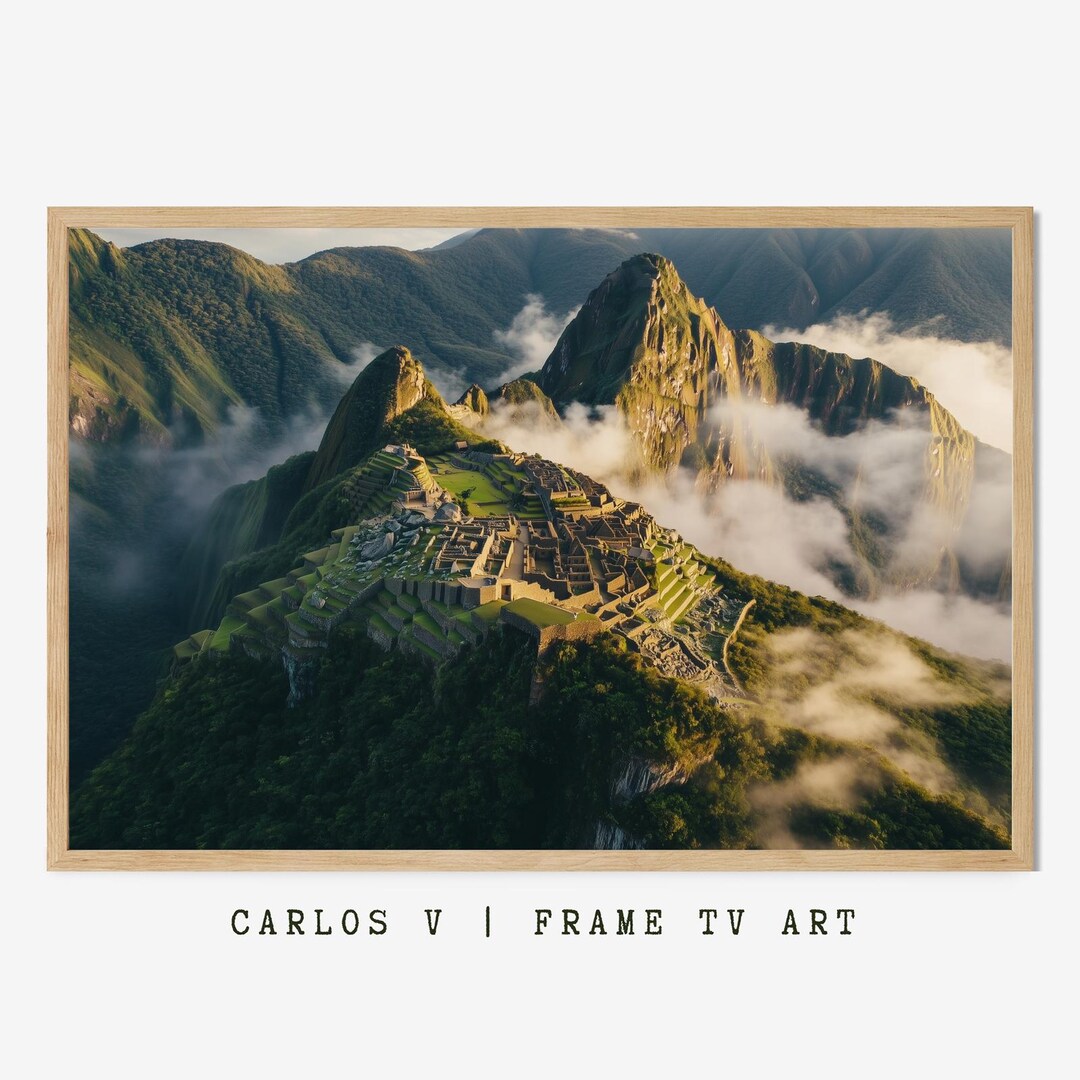 Machu Picchu Watchtower Summit Unveiling Majesty Mountains | Samsung ...