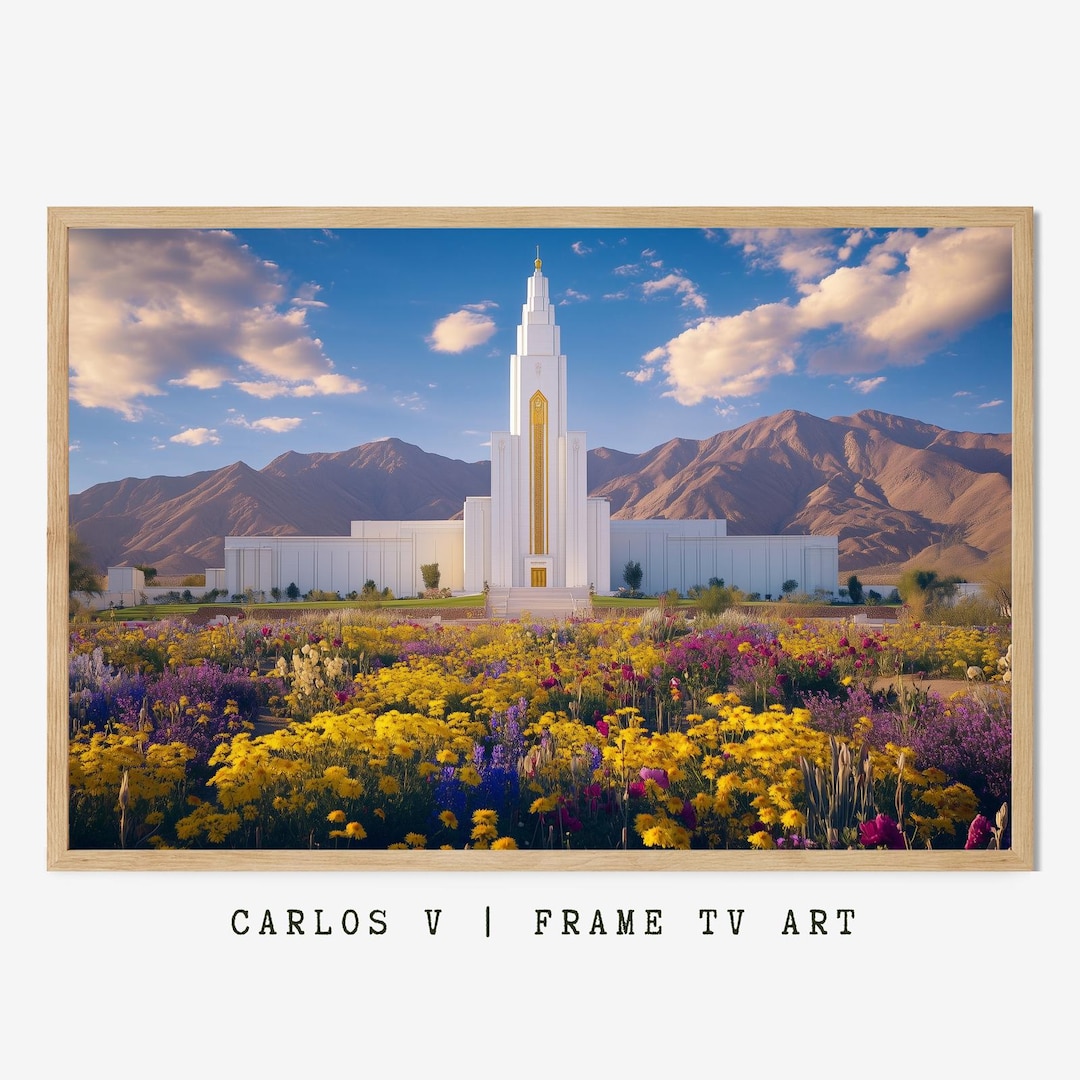 Las Vegas Nevada Temple | Samsung Frame Picture | LDS Illustration ...