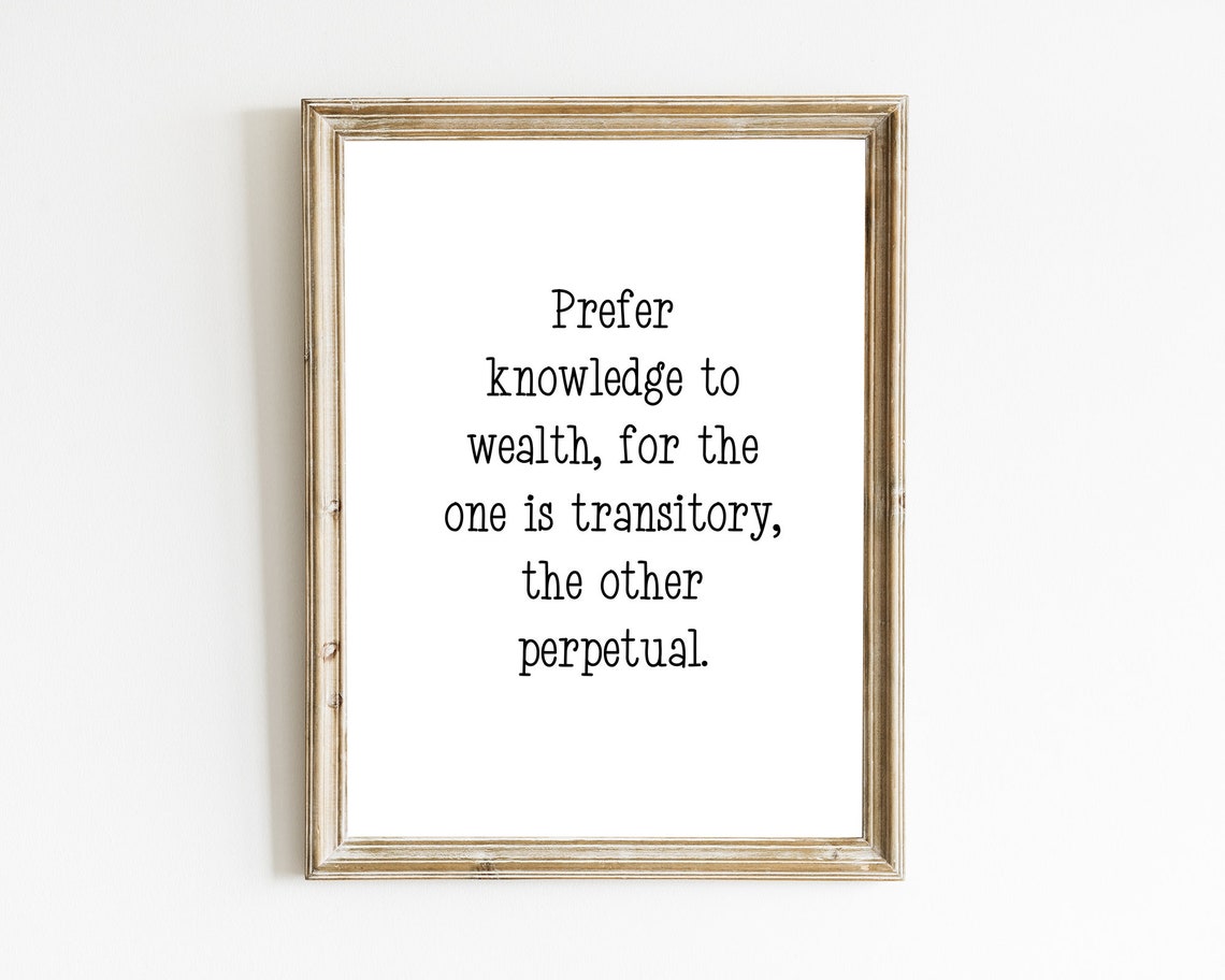 Socrates Printable Quote Wall Art Print Motivational Poster - Etsy