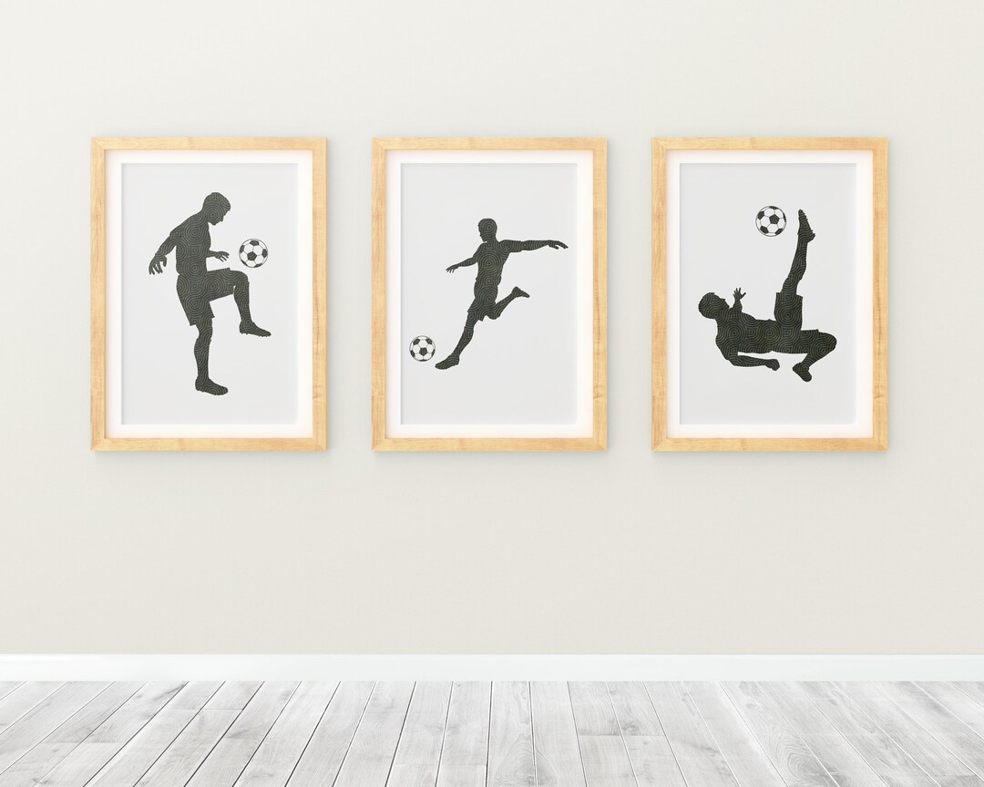 Soccer Boy Print, Printable Soccer Poster, Soccer Wall Art, Soccer Gift ...