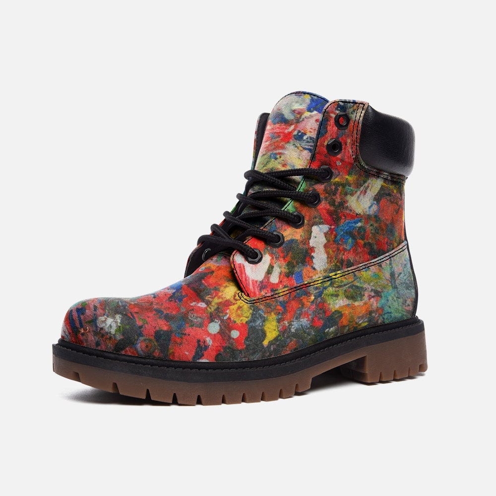 Customized Timberlands Floral
