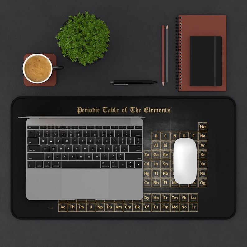 Periodic Table of the Elements Desk Mat University Gift - Etsy