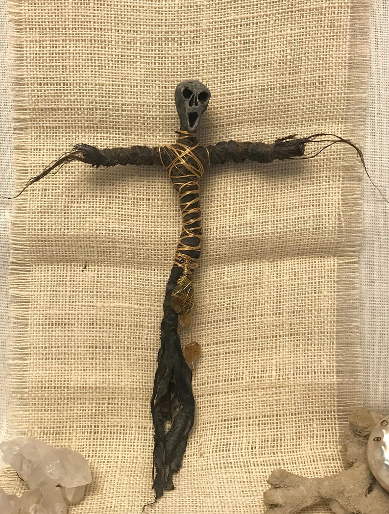 Gold Protection Doll W/ Polychrome Jasper Hand Crafted Altar - Etsy