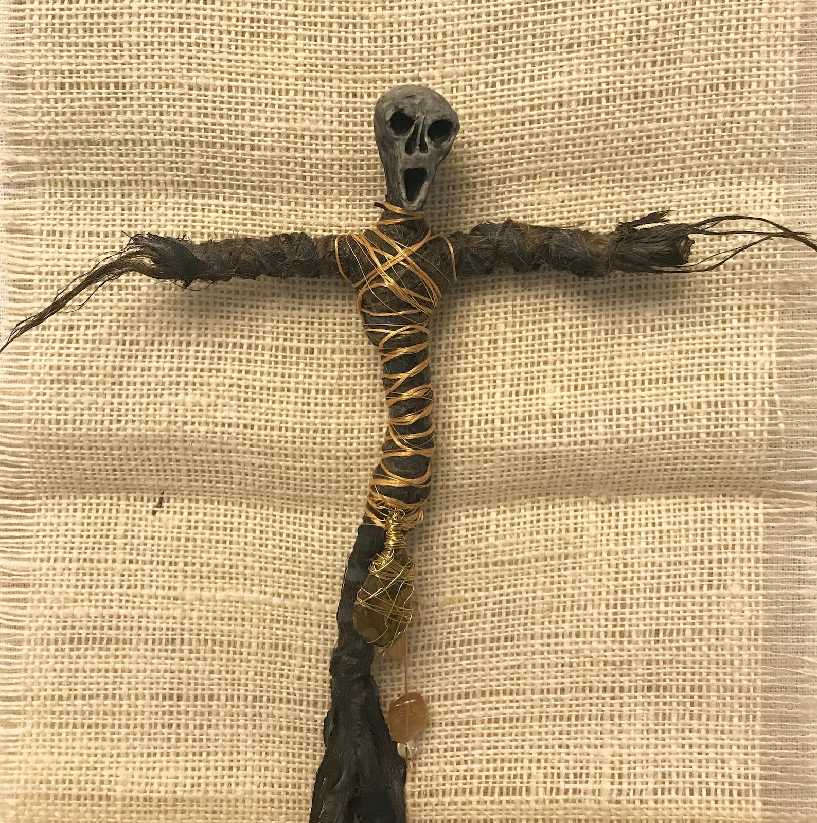 Gold Protection Doll W/ Polychrome Jasper Hand Crafted Altar - Etsy