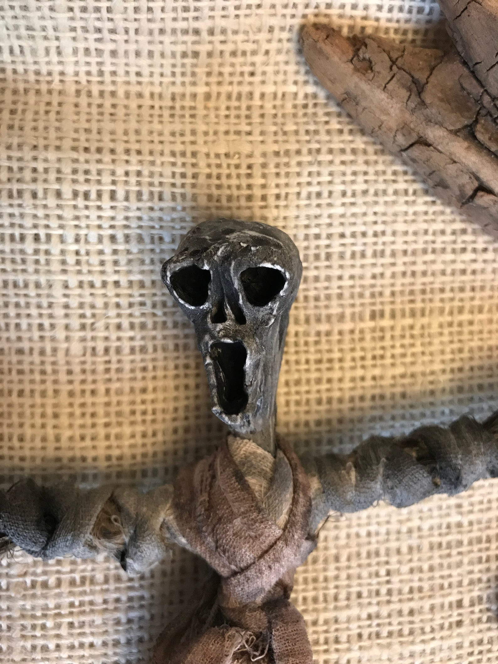 Voodoo Doll Protection, Altar Figurine, Sculpted Art Doll, Wiccan Altar ...