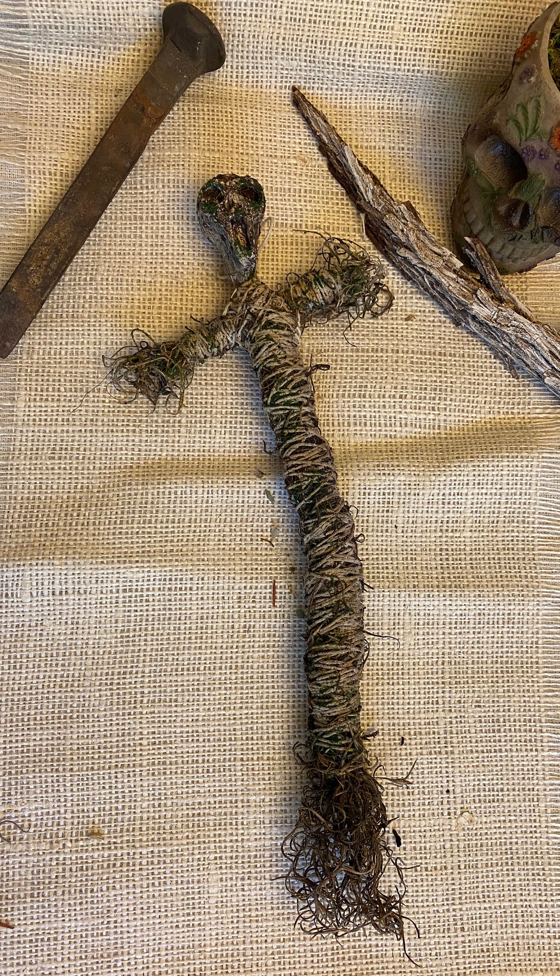 Voodoo Doll Earth Elemental Altar Figurine Sculpted Art | Etsy