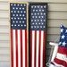 Patriotic Porch Sign Flag Porch Sign Double Sided Sign 4th of July Sign ...