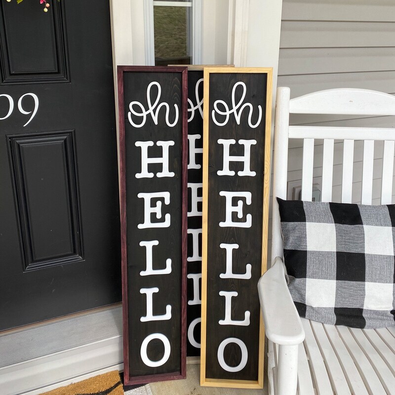 Hello Sign - Etsy