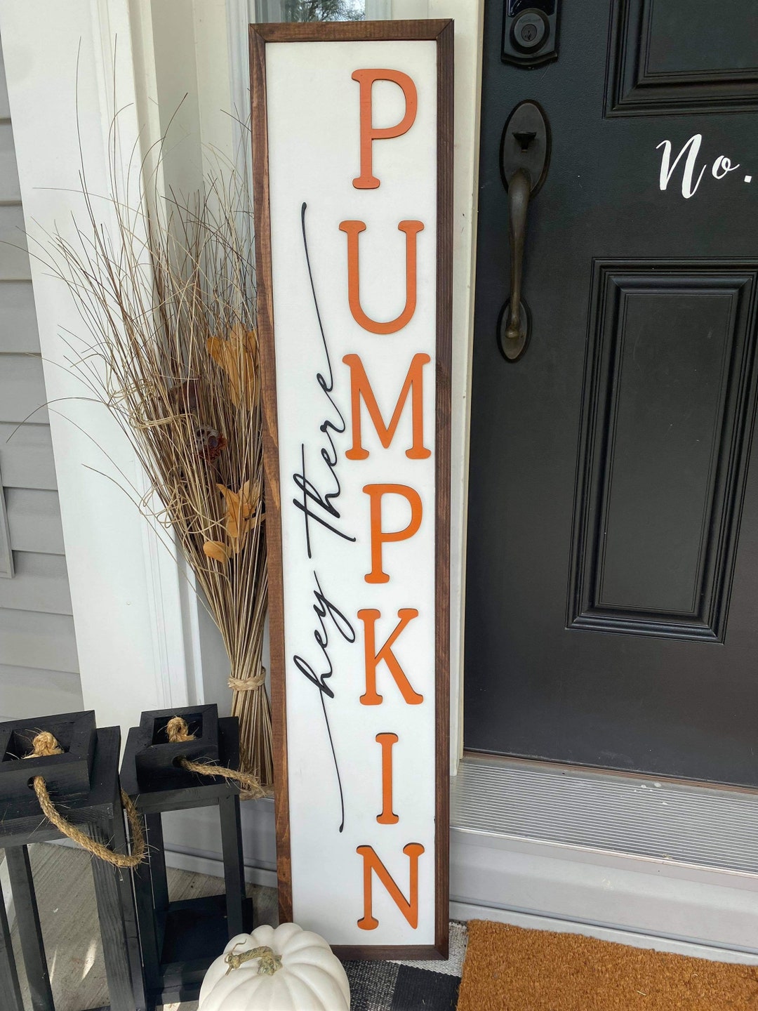 Hey There Pumpkin Sign | 3D Wood Sign | Pumpkin Sign | Fall Sign | Fall ...