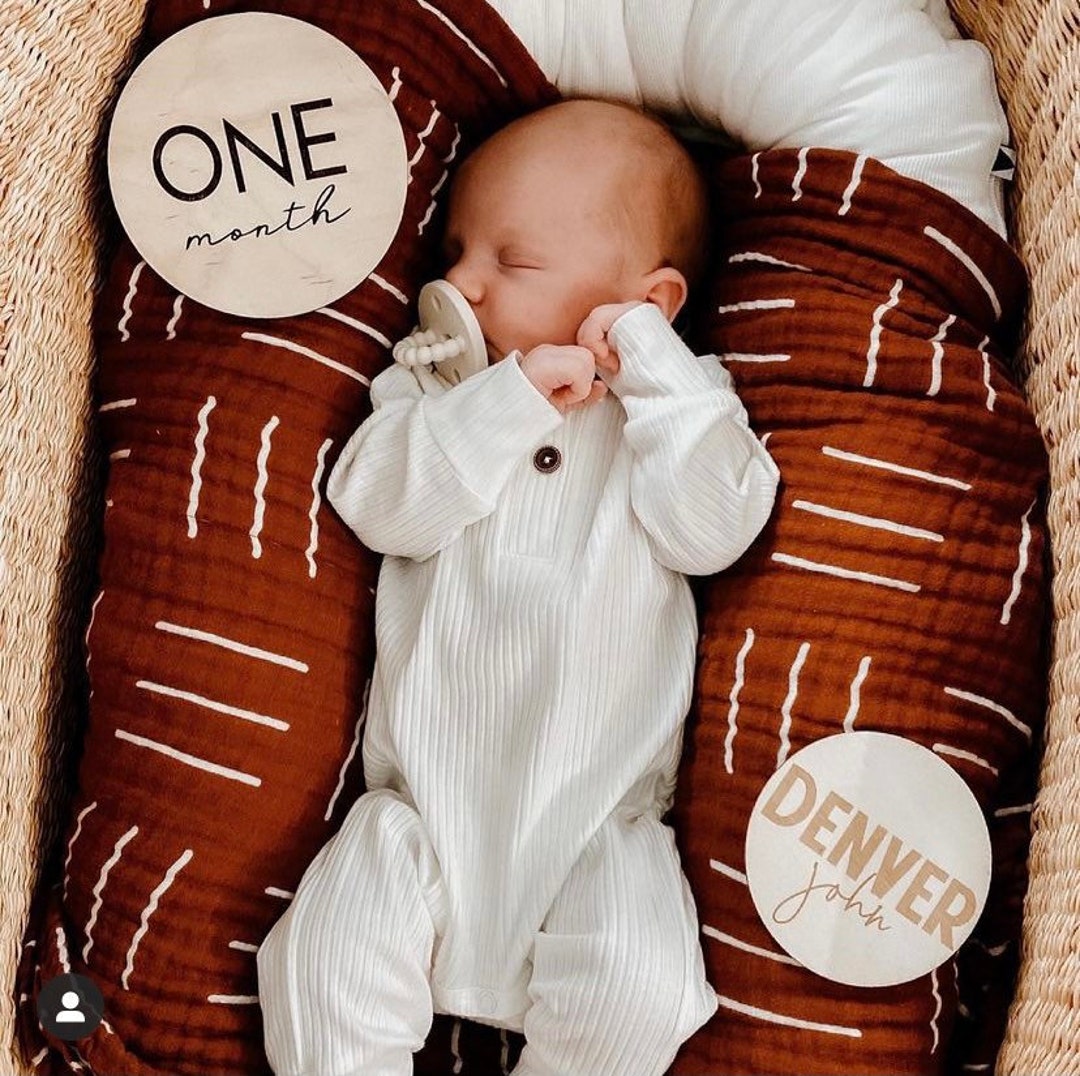 Baby Monthly Milestone Cards | Milestone Signs | New Baby Sign | Custom ...