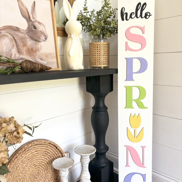 Spring Porch Sign - Etsy