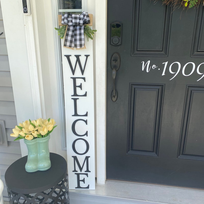 Welcome Porch Sign - Etsy
