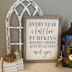 Fall Wood Decor | Custom Wood Sign | Fall Wood Sign | Fall Home Sign ...