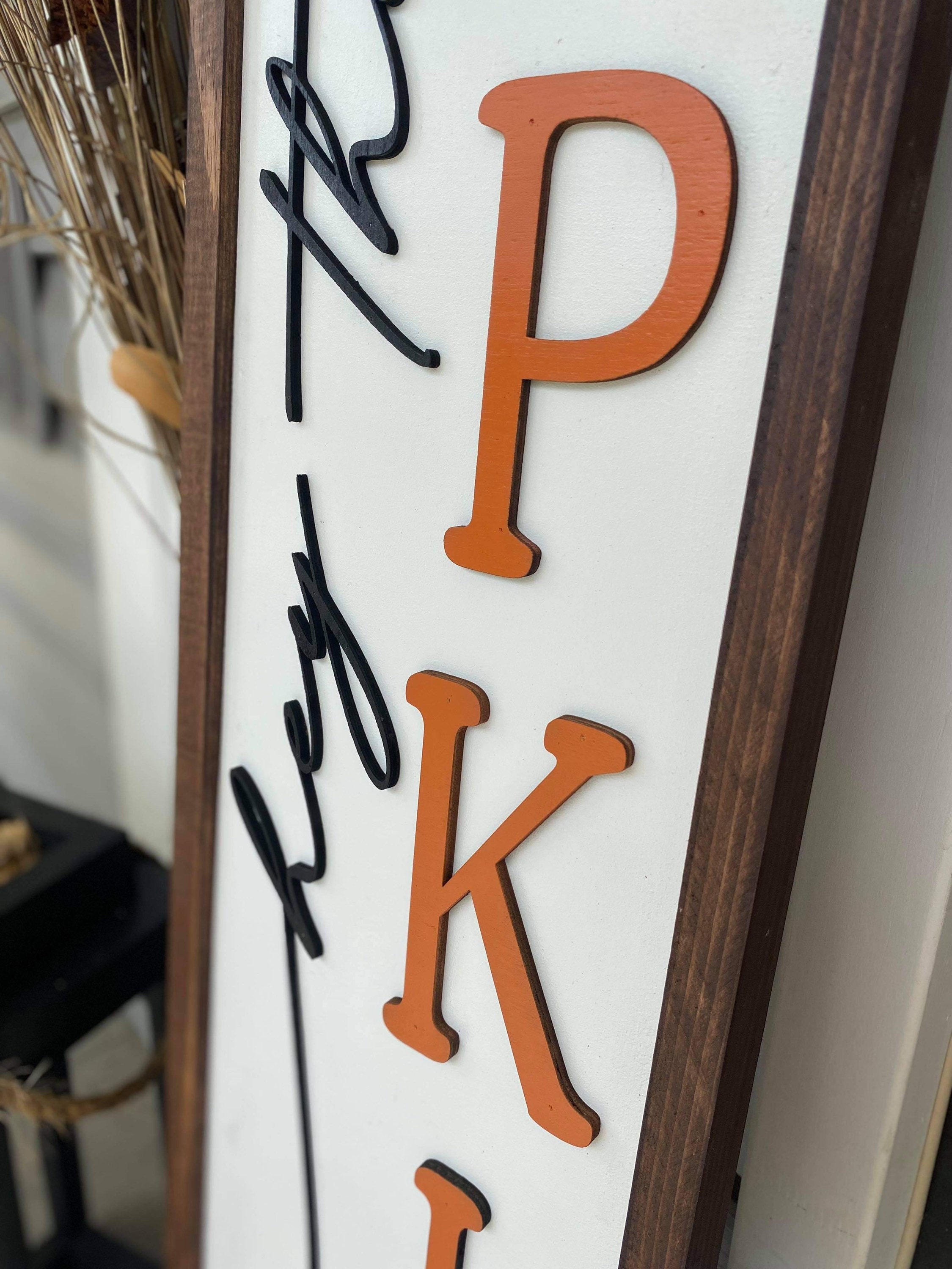 Hey There Pumpkin Sign | 3D Wood Sign | Pumpkin Sign | Fall Sign | Fall ...