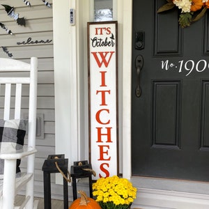 It’s October Witches Sign | It’s October Witches | Wood Sign ...