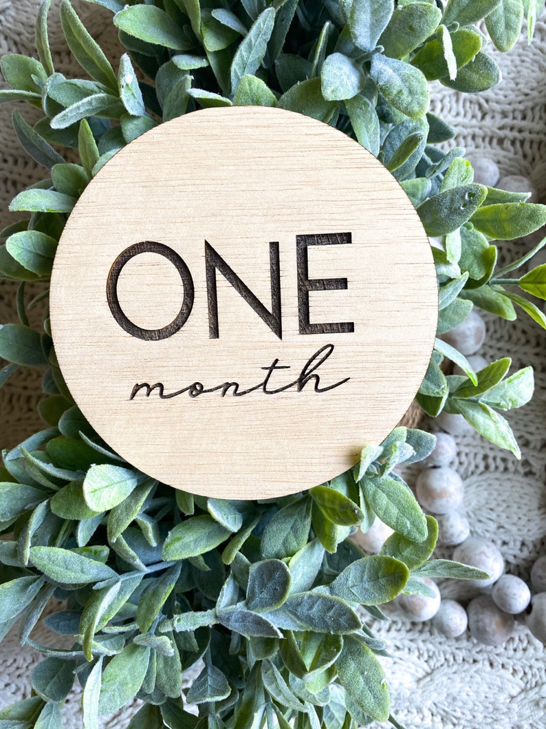 Baby Monthly Milestone Cards Milestone Signs New Baby Sign - Etsy
