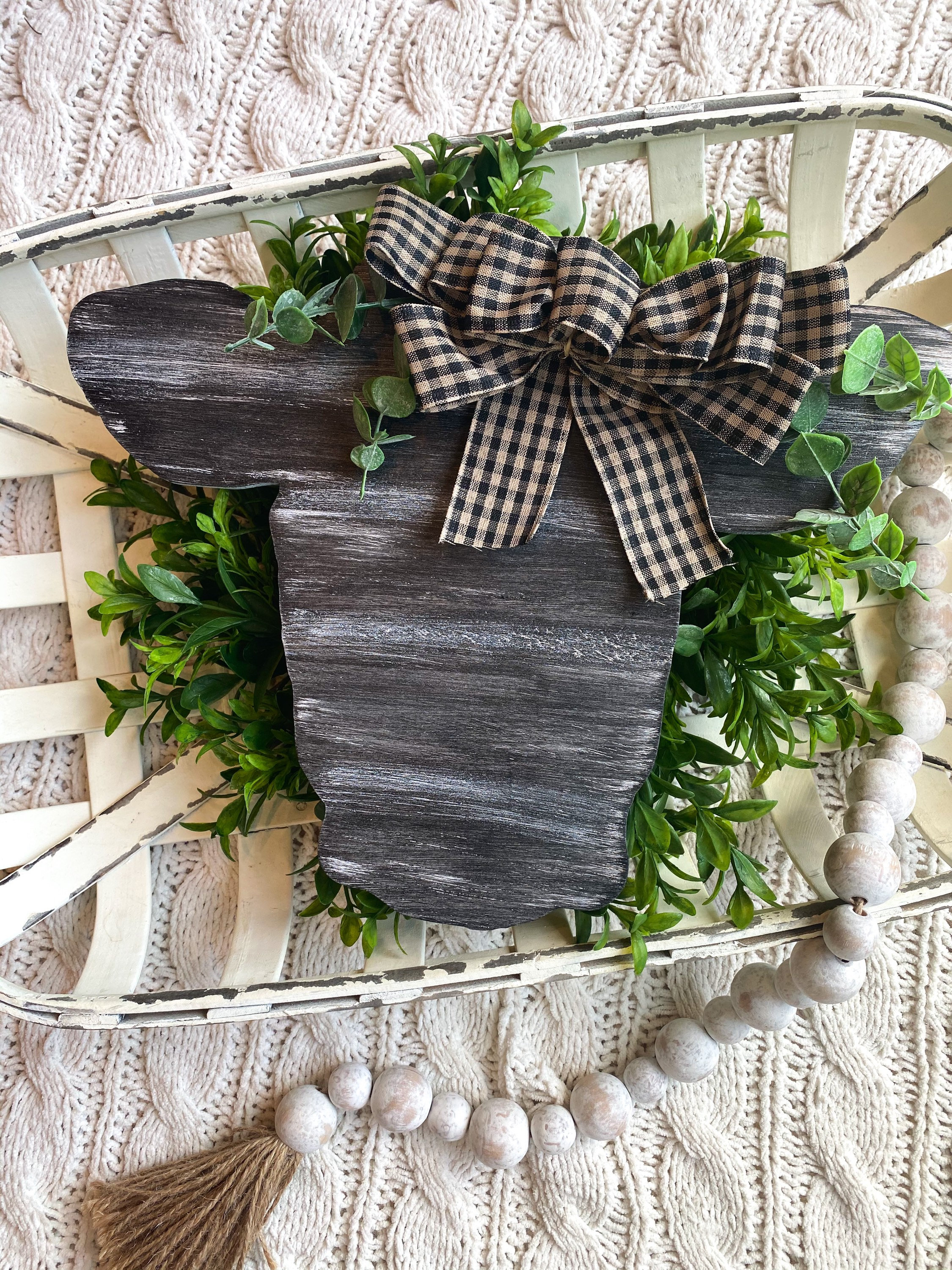 Cow Door Hanger Cow Decor Farmhouse Decor Wooden Door - Etsy