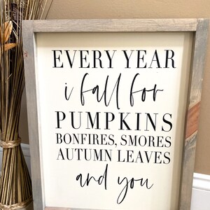 Fall Wood Decor | Custom Wood Sign | Fall Wood Sign | Fall Home Sign ...