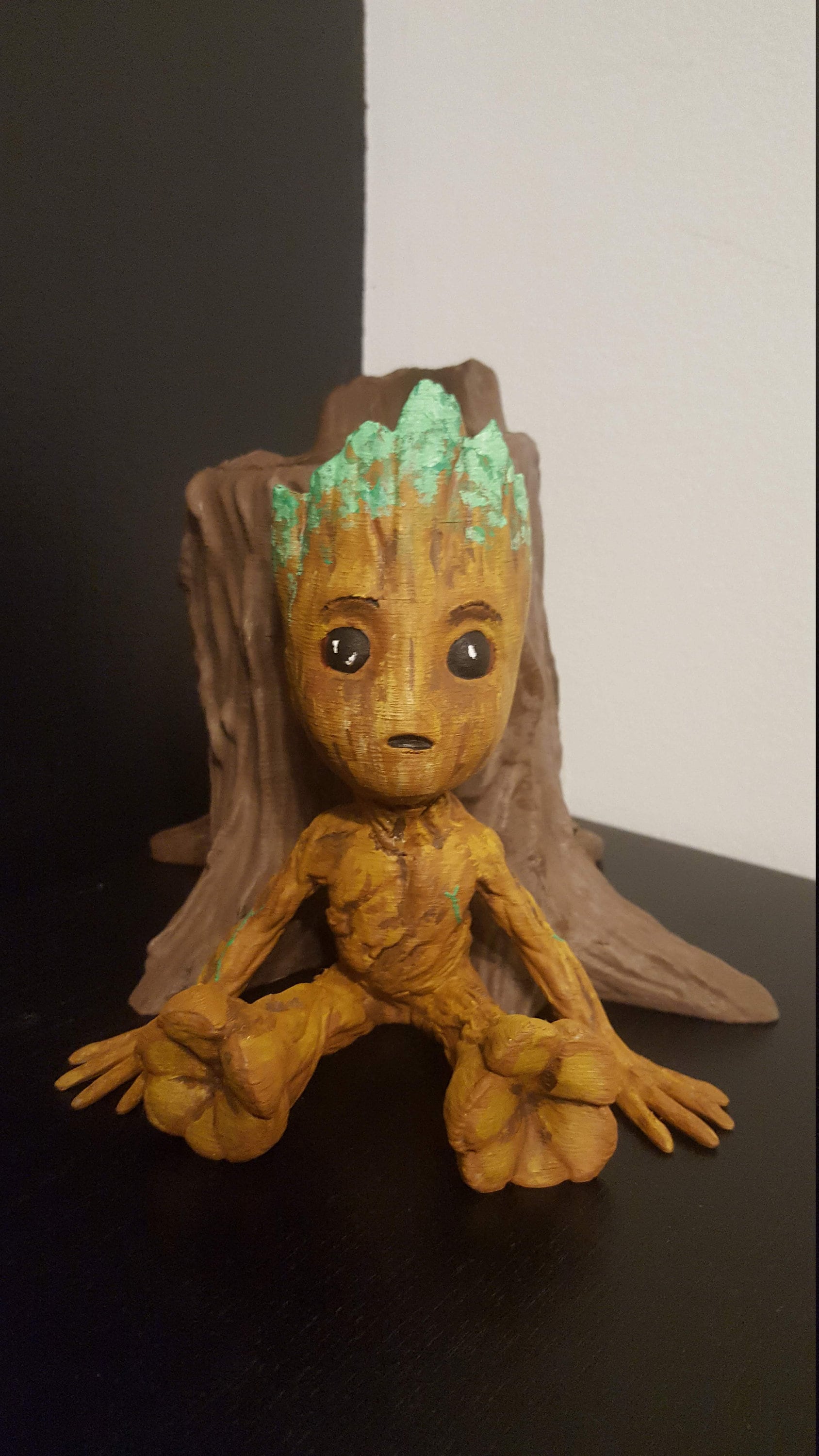 Baby Groot Pencil Pen Holder Home Office Decor Work | Etsy