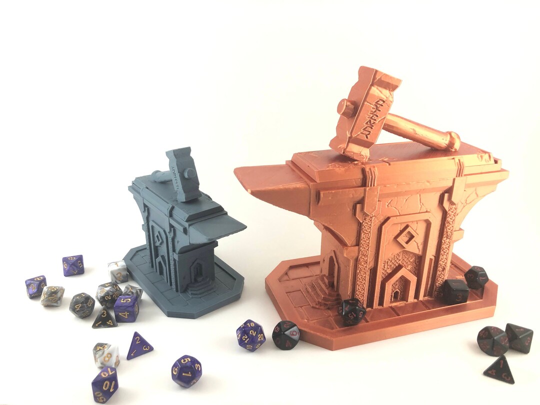 Buy The Great Anvil Dice Box the Dwarven Set Mythic Roll Gift for Gamer ...