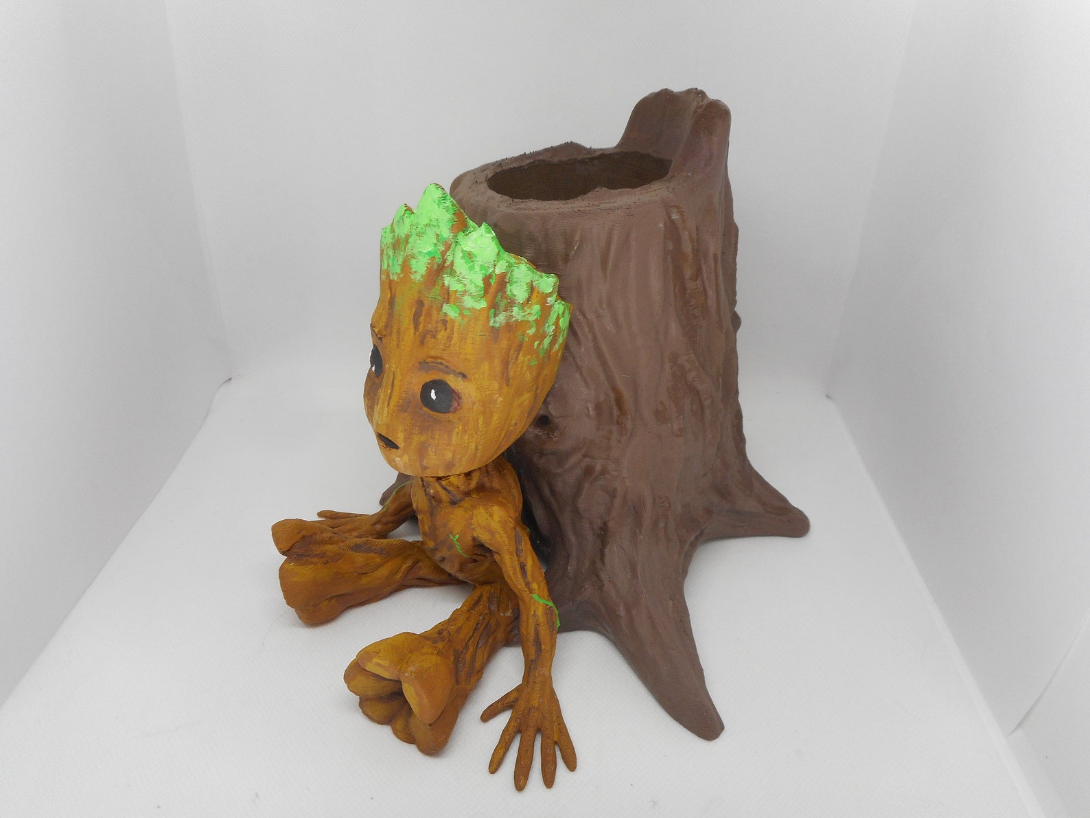 Baby Groot Pencil Pen Holder Home Office Decor Work | Etsy