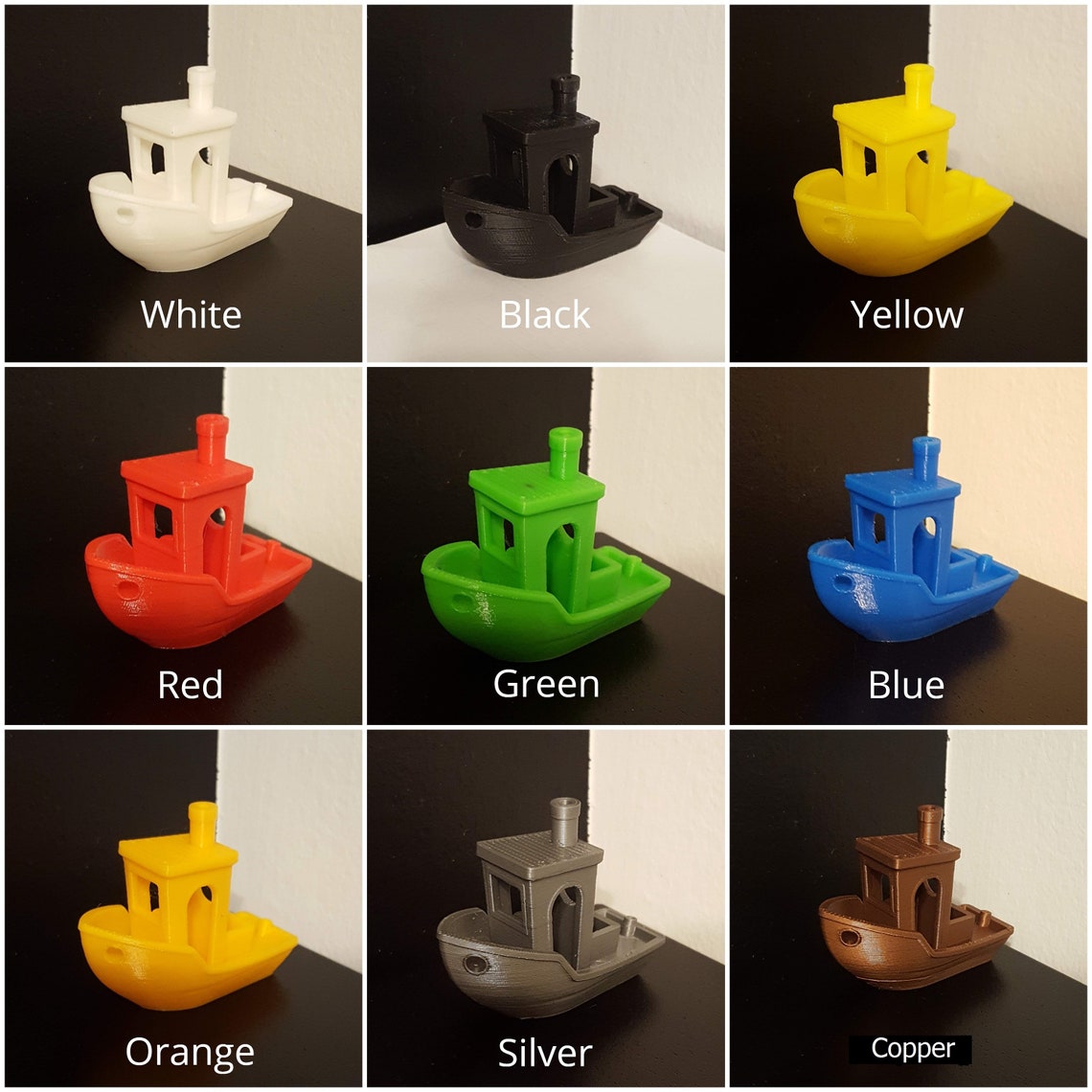 Benchy Fun Boat Model Miniature Ship Kids Toy 3D | Etsy