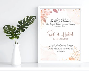 Custom Nikah Frame - Etsy
