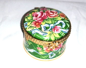 Bone China Trinket Box - Etsy