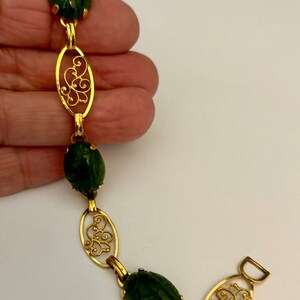 Jade Scarab Van Dell Bracelet - Etsy