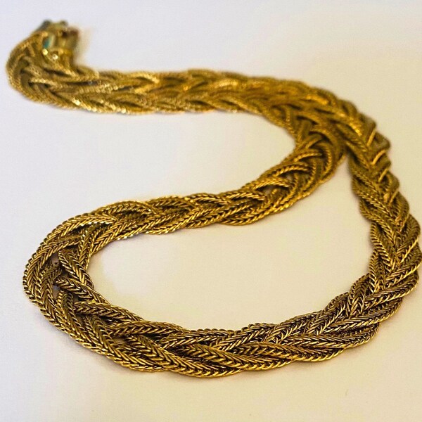 Braided Necklace - Etsy
