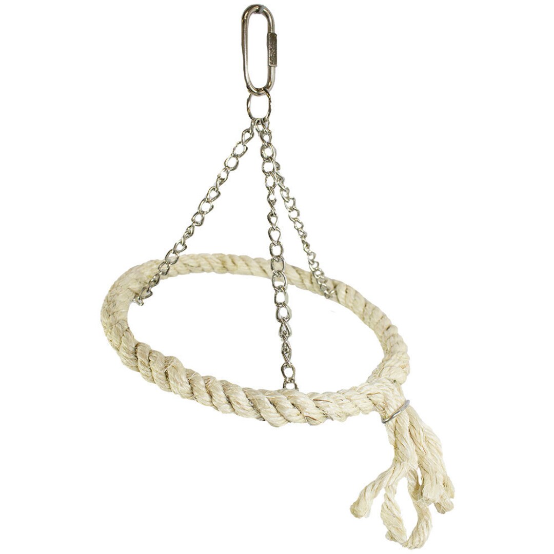 Sisal Rope Swing Fun & Unique Cage Accessory Sugar Glider, Rat ...