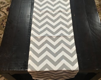 Zig zag table runner | Etsy