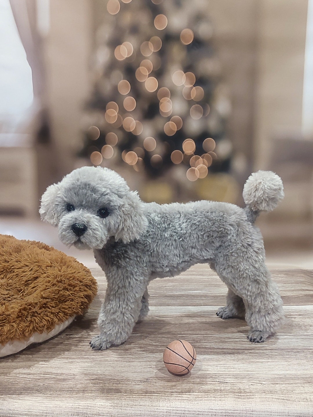 Realistic Plush Poodle Dog Interior Doll OOAC Plush Toy - Etsy