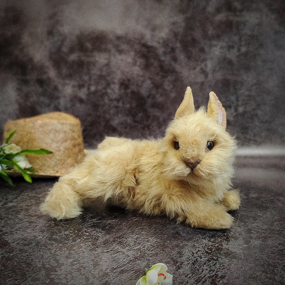 Realistic Decorative Rabbit Artificial Stuffed Animal Art Doll - Etsy