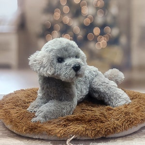 Realistic Plush Poodle Dog Interior Doll OOAC Plush Toy - Etsy