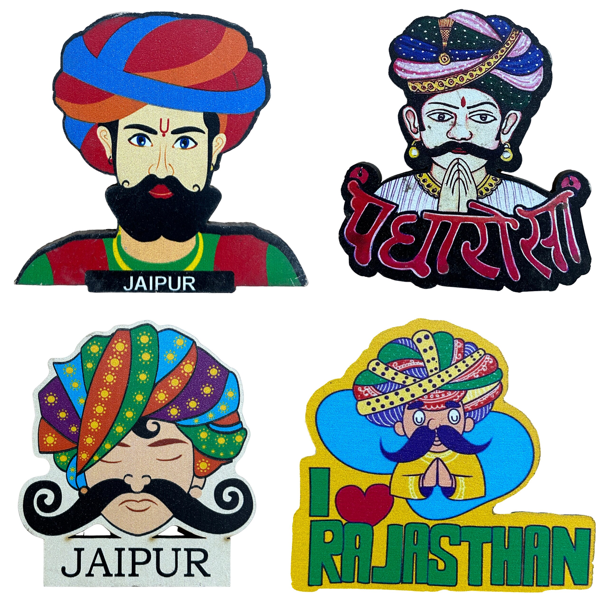Handmade Indian Culture Fridge Magnets, Kitchen Decor, Souvenir Gift ...