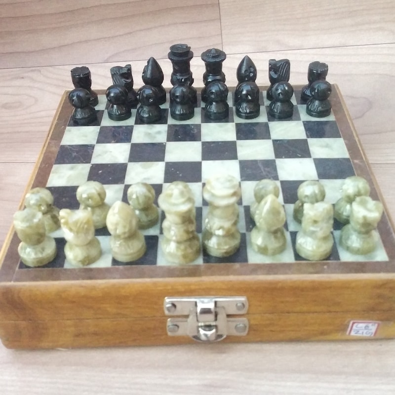 Stone Chess Set - Etsy