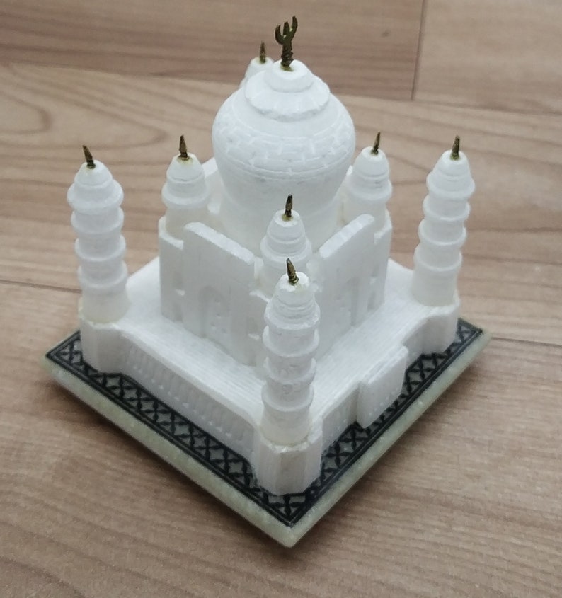 Taj Mahal Model 3 White Marble Replica Statue Miniature | Etsy