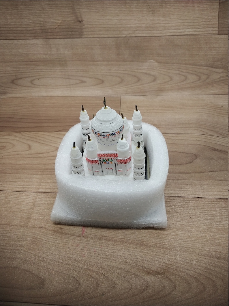 Taj Mahal Model 3 White Marble Replica Statue Miniature | Etsy