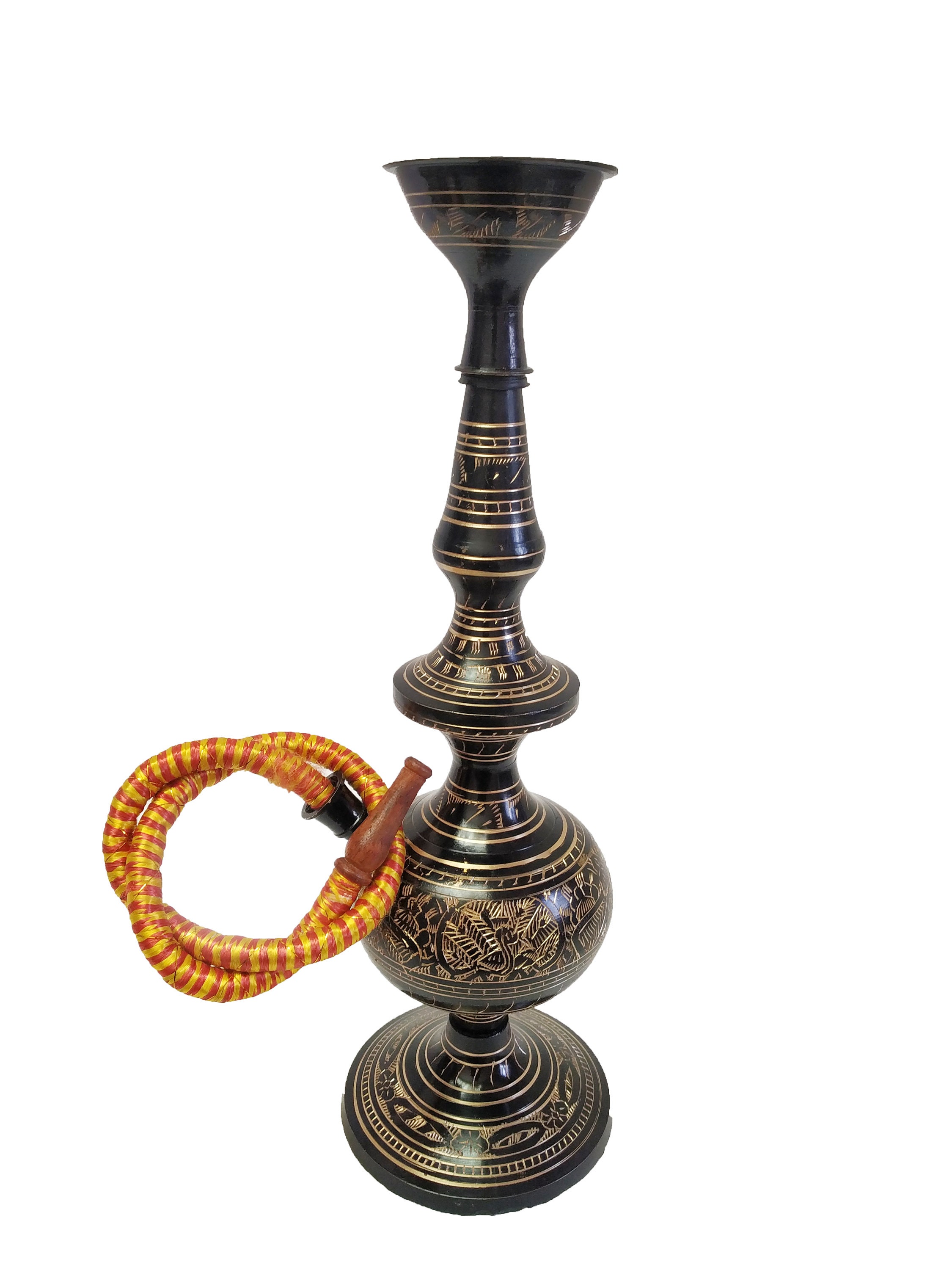 Hukka 10 Indian Brass Vintage Folding Hukka Set Pipes | Etsy