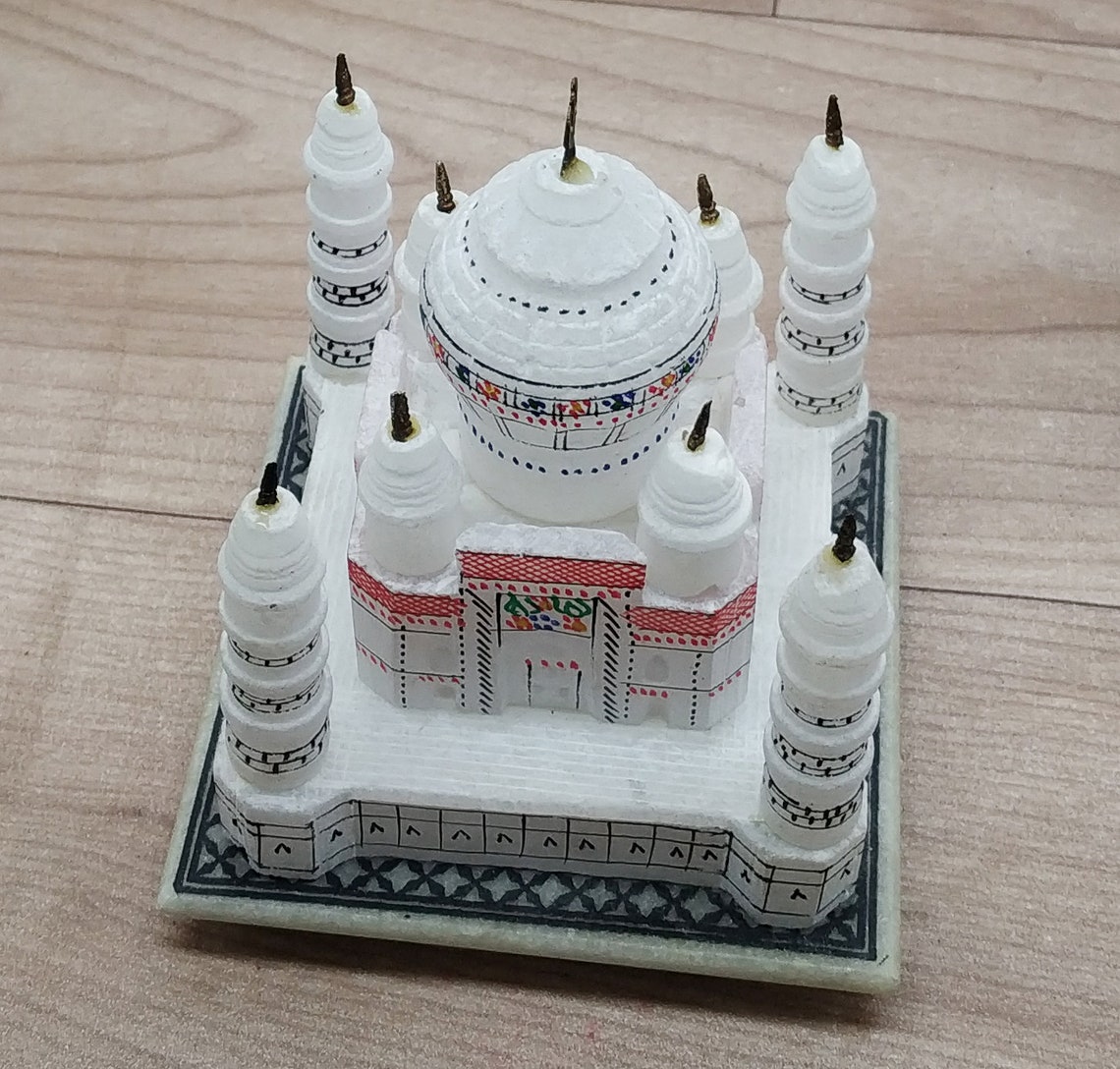 Taj Mahal Model 3 White Marble Replica Statue Miniature | Etsy
