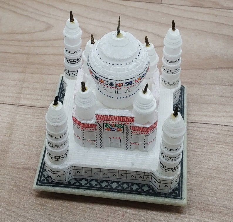 Taj Mahal Model 3 White Marble Replica Statue Miniature | Etsy