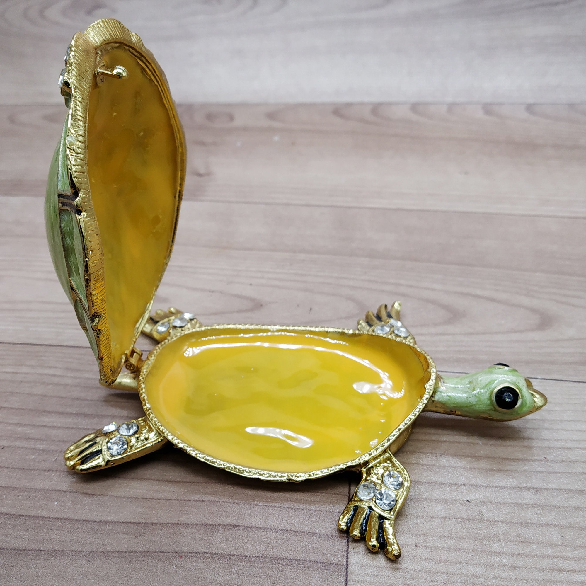 Tortoise Trinket box Multi color small souvenir gift Decorated | Etsy