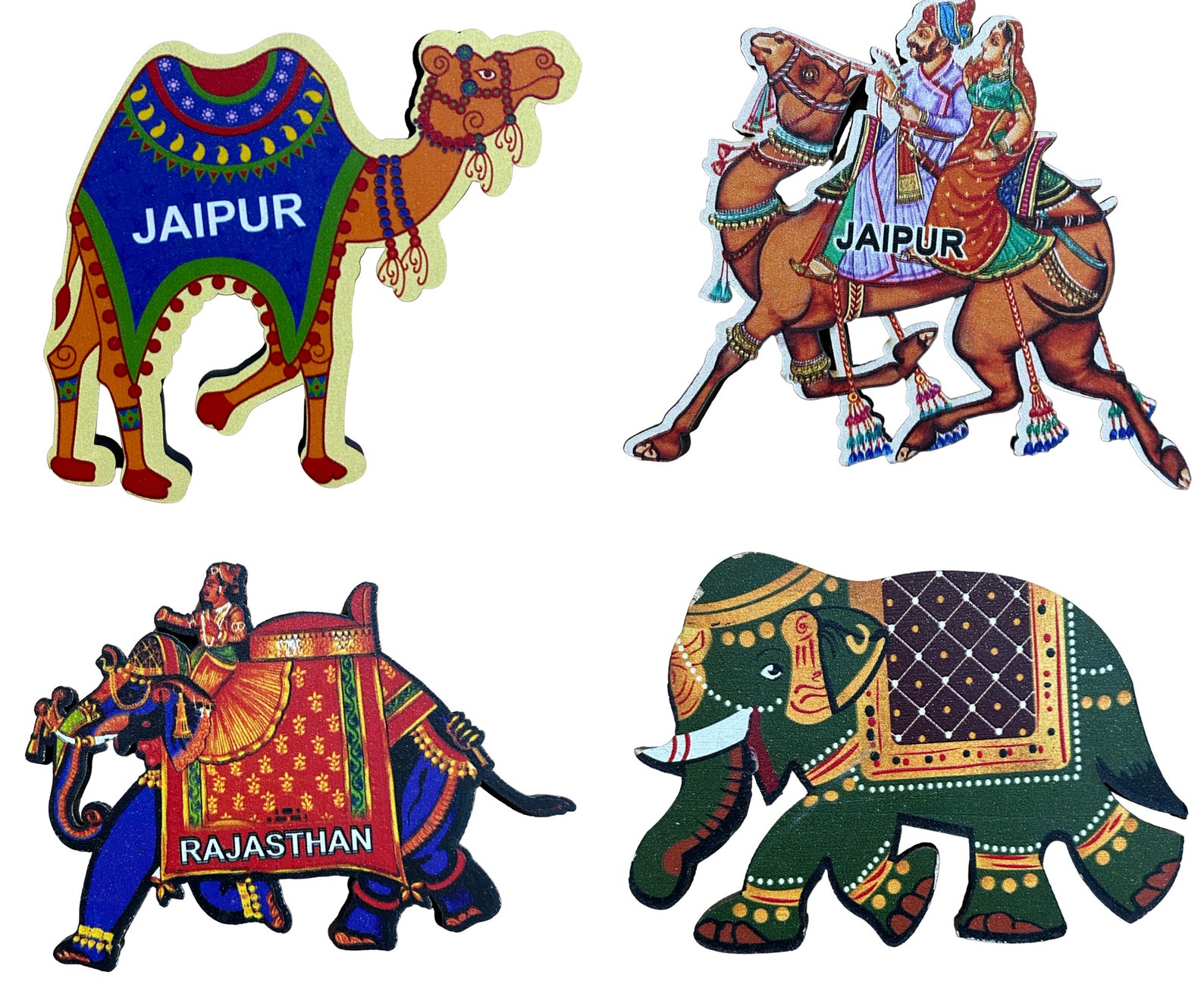 Handmade Indian Culture Fridge Magnets, Kitchen Decor, Souvenir Gift ...