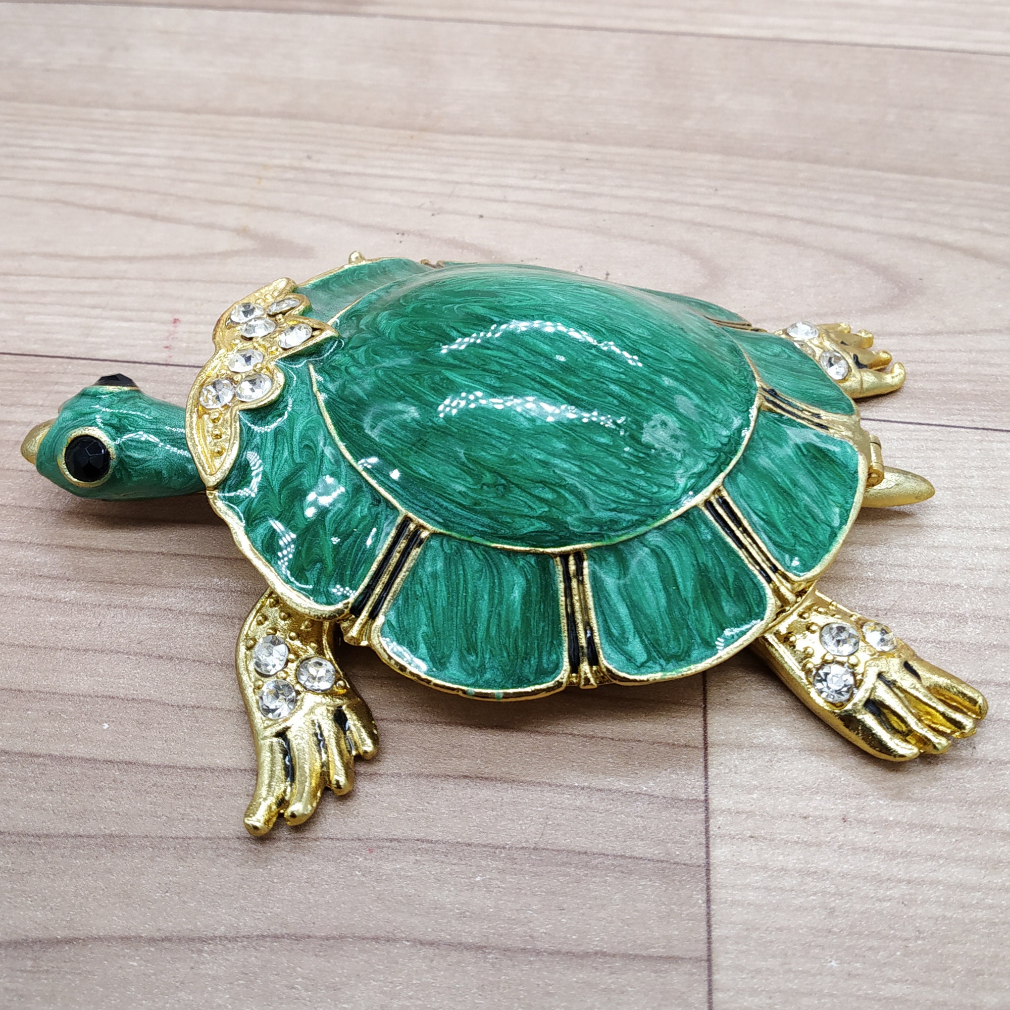 Tortoise Trinket Box Multi Color Small Souvenir Gift Decorated - Etsy UK