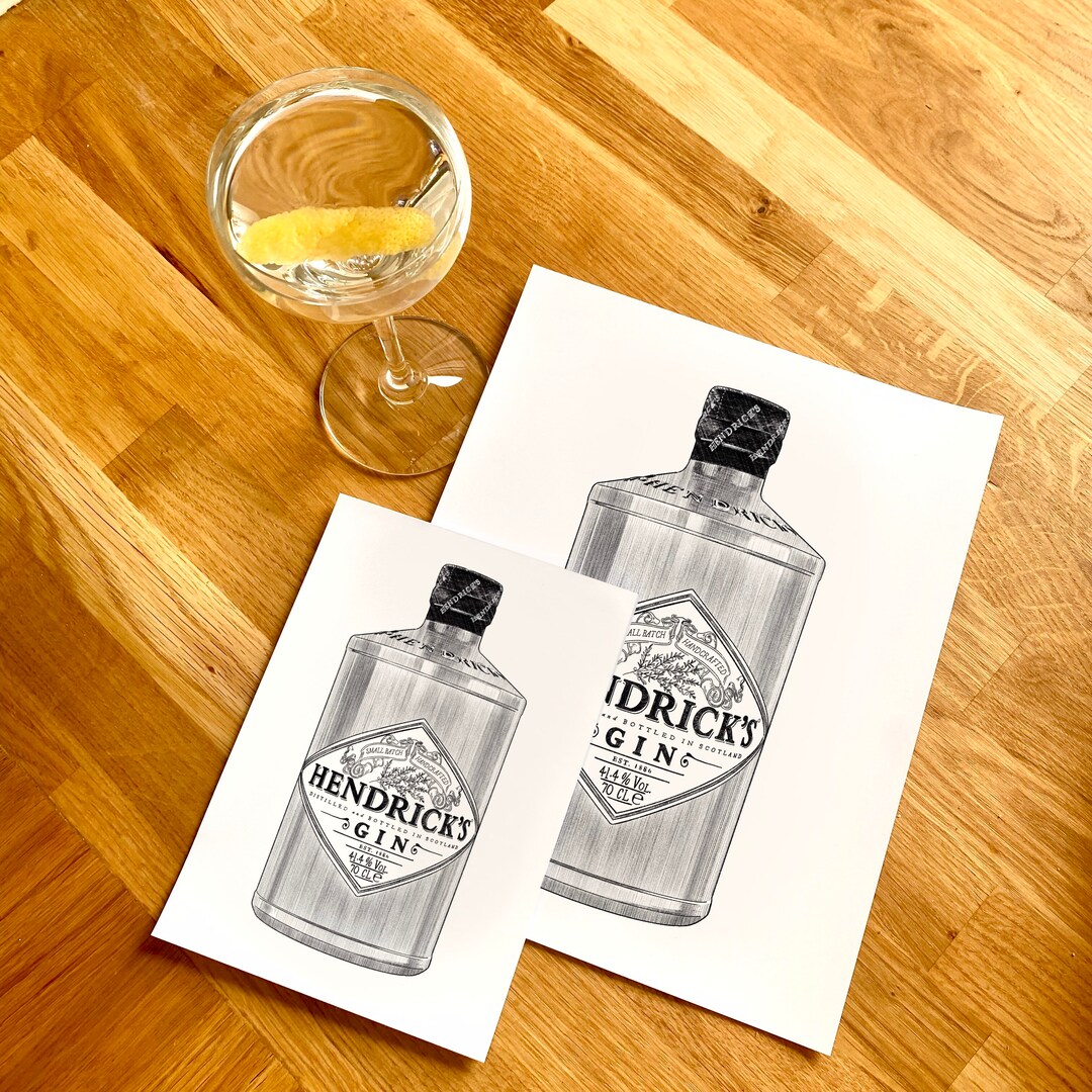 Hendricks Gin Print - Etsy