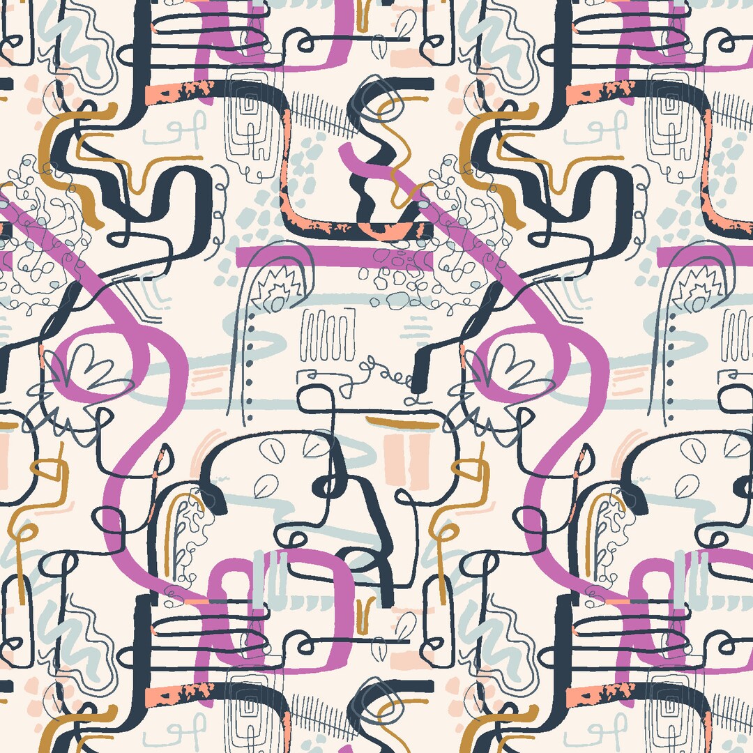 Cotton Steel Frolic Collection Dance With Me by Kayla Ann Royal Flush ...